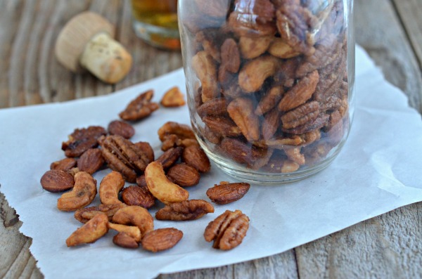 Whiskey Roasted Nuts - Mountain Mama Cooks