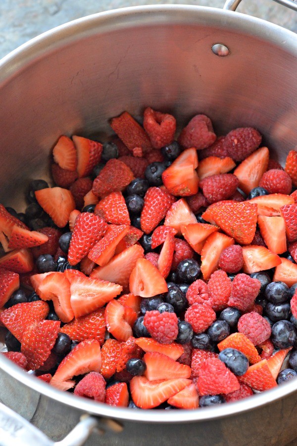 Triple Berry Jam - Mountain Mama Cooks