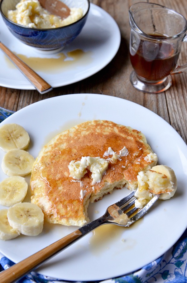 High Altitude Pancakes with Banana Butter - Mountain Mama Cooks