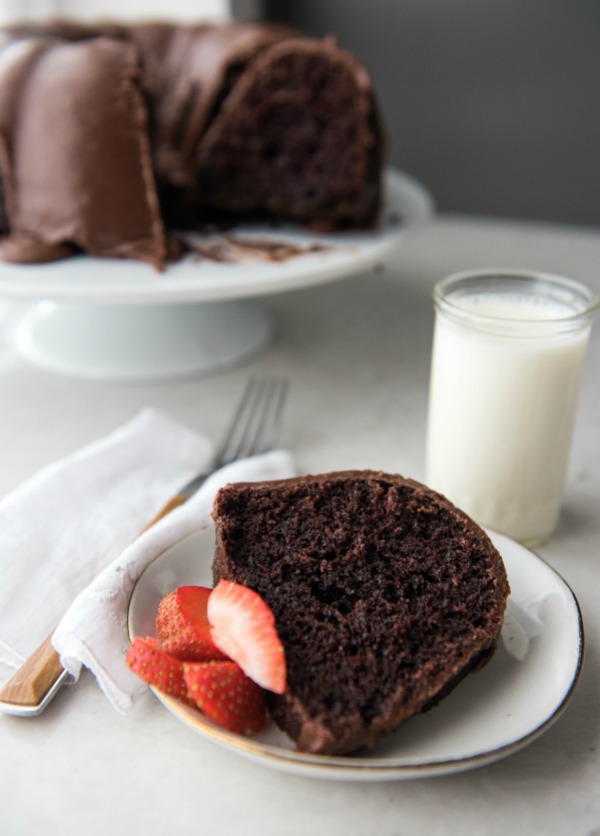 High Altitude Chocolate Bundt Cake - Mountain Mama Cooks