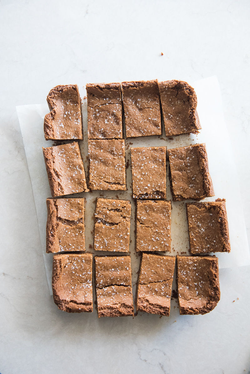 Ginger Molasses Cookie Bars - Mountain Mama Cooks
