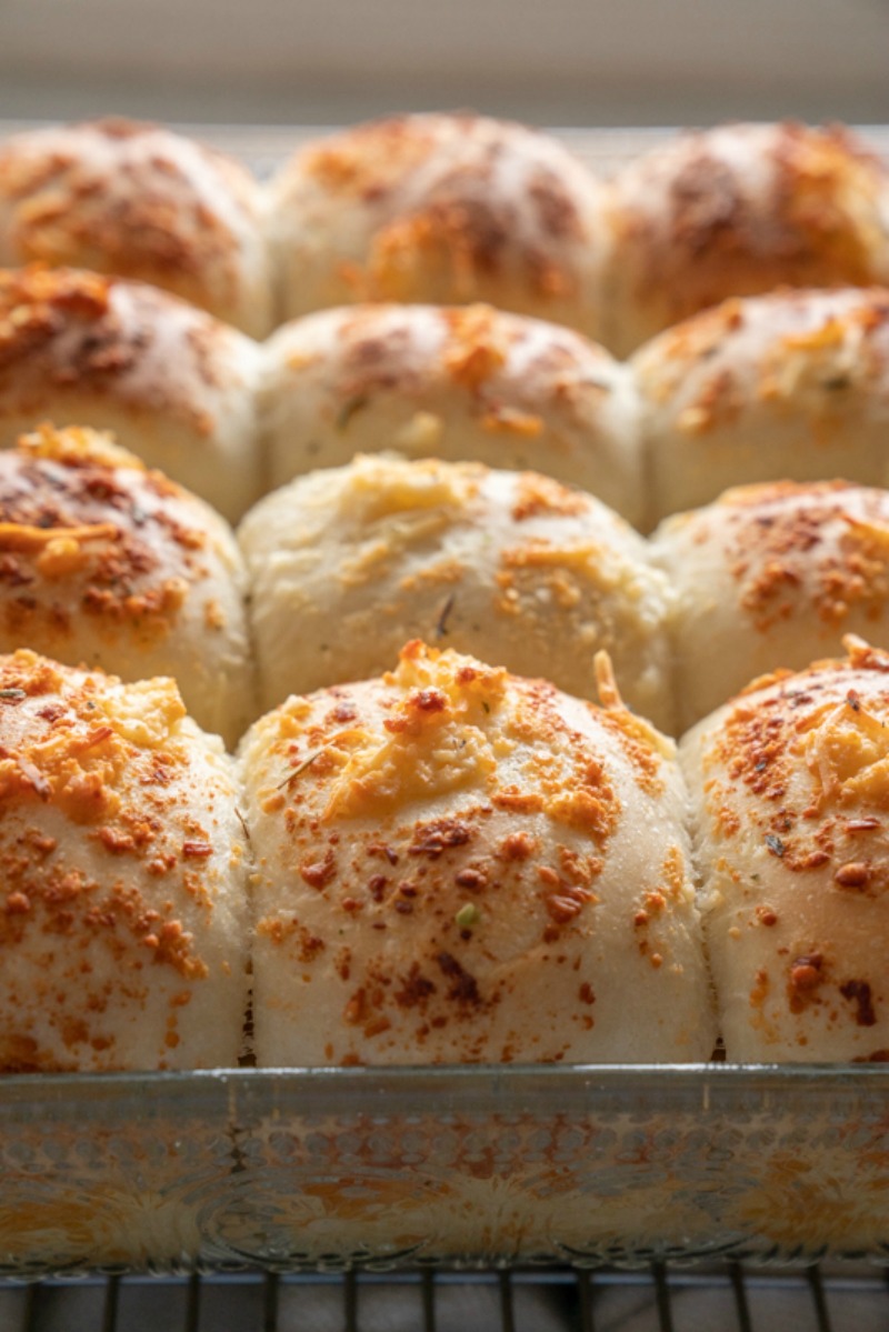 Easy Garlic Parmesan Rolls - Mountain Mama Cooks