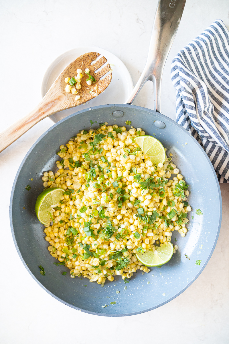 Simple Corn Sauté - Mountain Mama Cooks
